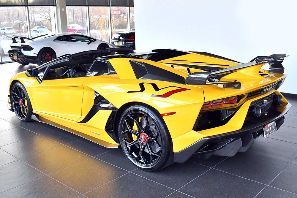 Lamborghini Aventador Spyder Yellow The Lamborghini Aventador SVJ