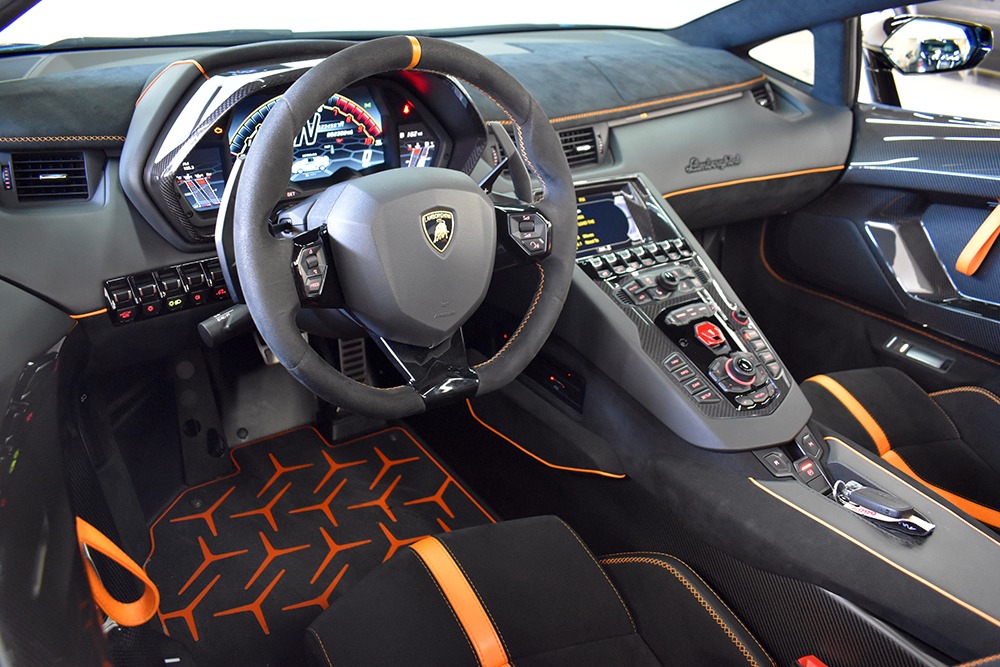 Lamborghini Aventador Interior Lamborghini Aventador SVJ Photos